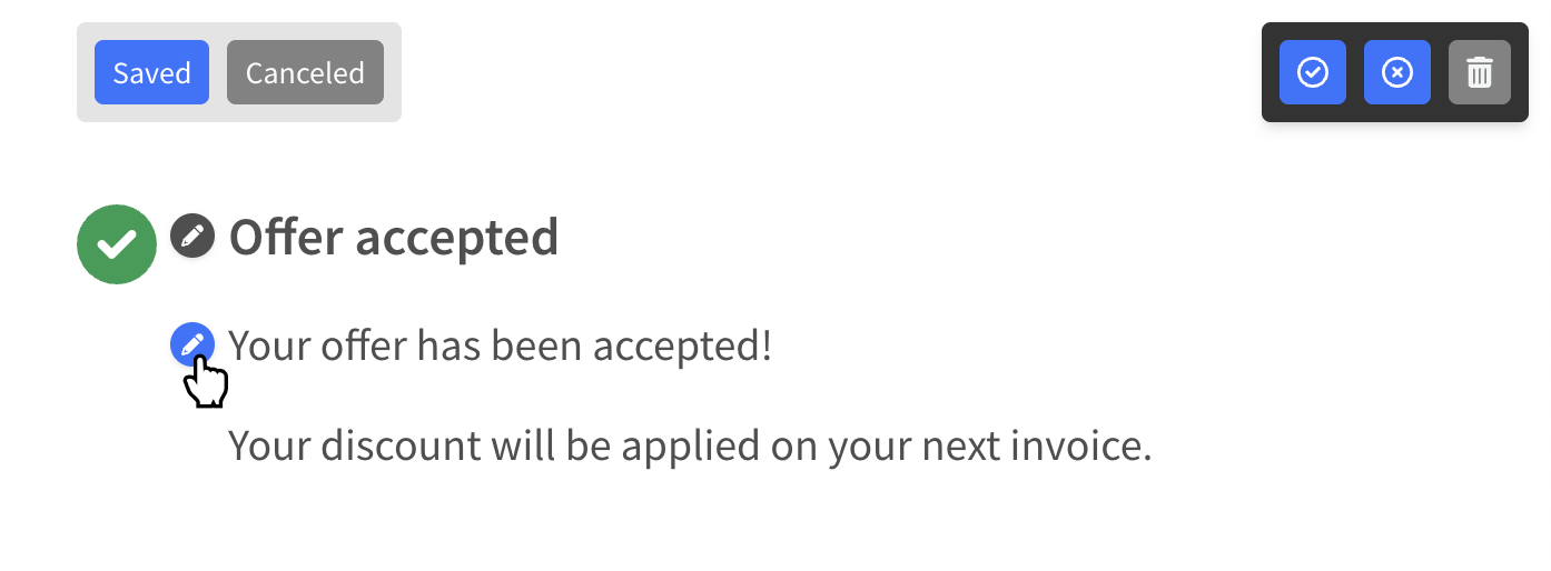 Showing a confirmation screen | ProsperStack Docs