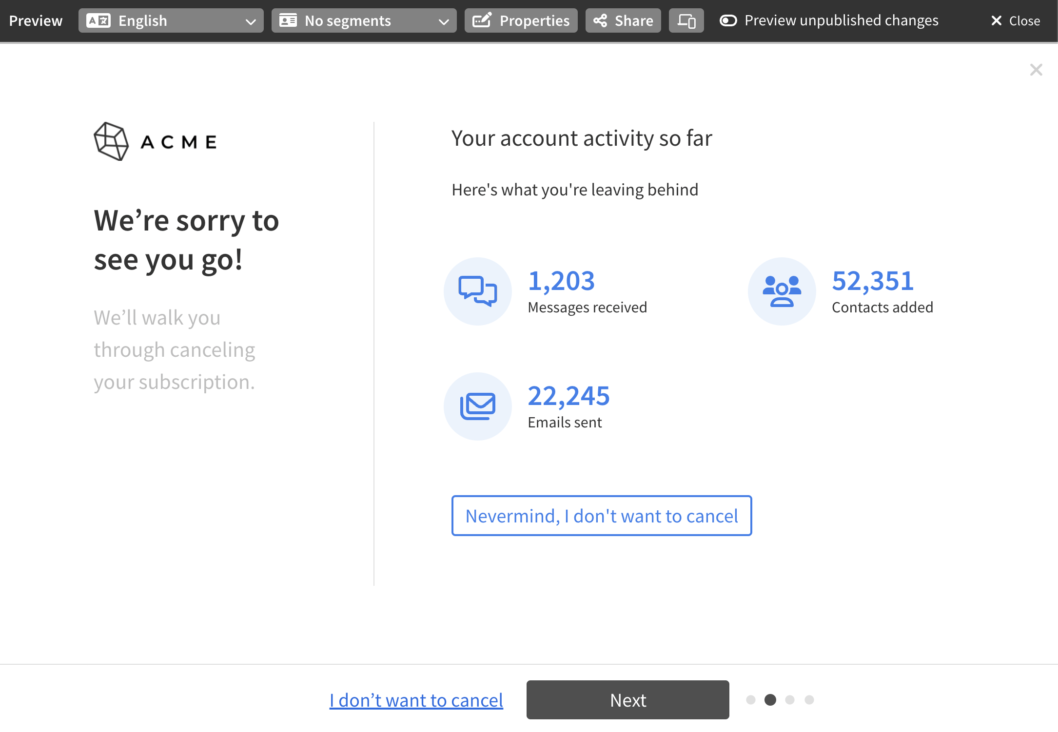 Previewing a flow | ProsperStack Docs
